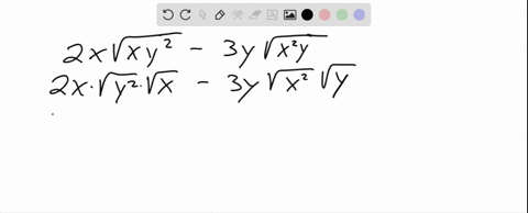 Simplify. x 2 y 2—√( ) | Numerade