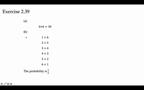 SOLVED:An experiment consists of tossing a pair of dice. a. Use the combinatorial theorems to ...