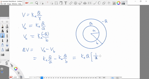 SOLVED:A spherical capacitor consists of a spherical conducting shell ...
