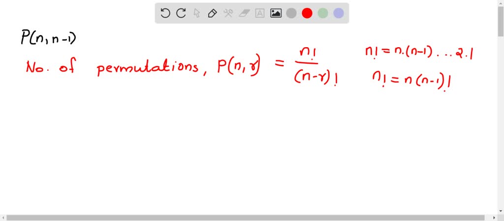 SOLVED:Simplify the permutation. P(n, n-1)