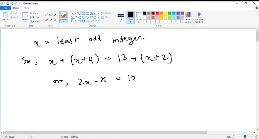 If one-third of an integer is added to one-half of the next consecutive ...