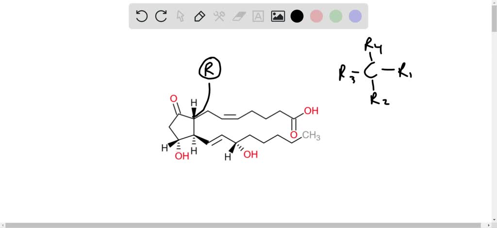 Assign R or S configuration to each chirality center in prostaglandin ...