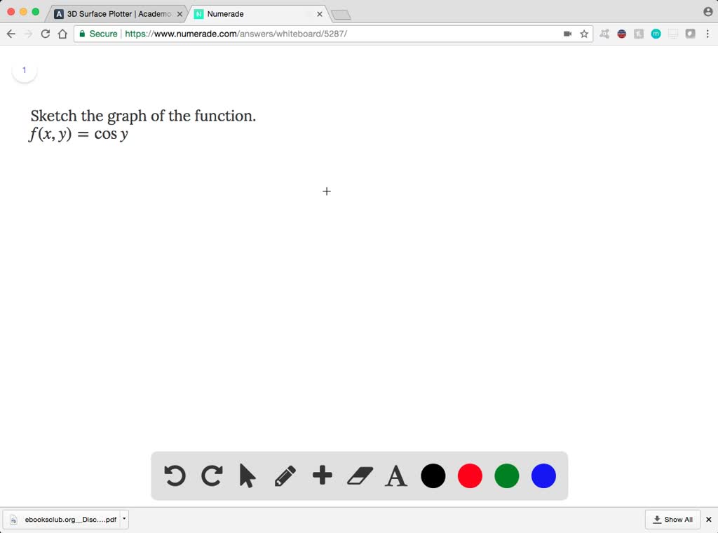 ⏩SOLVED:Sketch the graph of the function. f(x, y)=cosy | Numerade