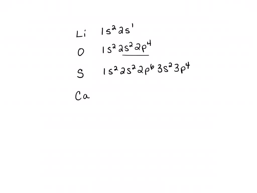 Write down (with reasoning) the ground state electronic configurations ...