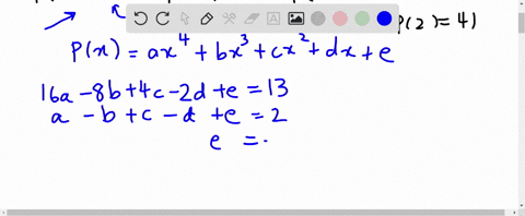 SOLVED:A fourth-degree polynomial P(x) satisfies \Delta^{4} P(0)=24 ...