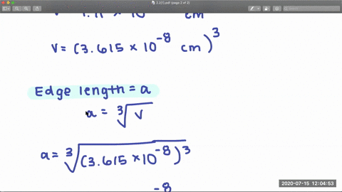 SOLVED: Mn crystallizes in the same type of cubic unit cell as Cu ...