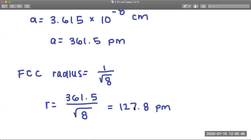 SOLVED Mn Crystallizes In The Same Type Of Cubic Unit Cell As Cu