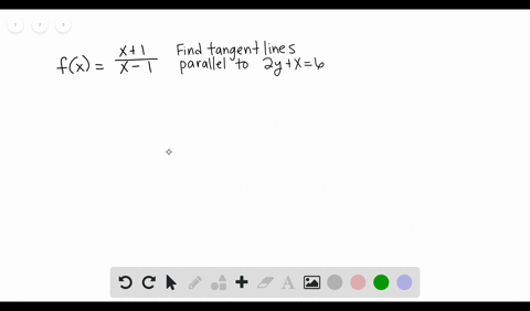 SOLVED:Tangent Lines Find equations of the tangent lines to the graph ...