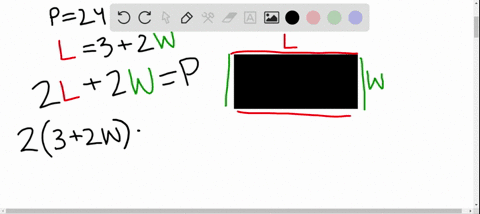 SOLVED:GEOMETRY The perimeter of a rectangle is 24 centimeters. Find ...