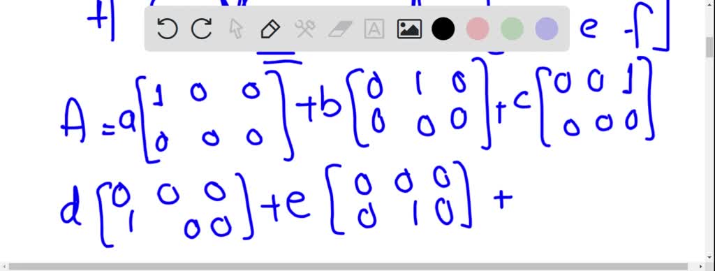 SOLVED:Determine if the vector b is in the span of the columns of the matrix A. Show that ℝ^3 ...