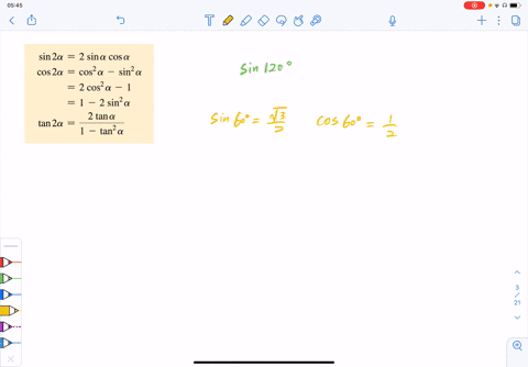 SOLVED:Determine the values of the indicated functions in the given ...