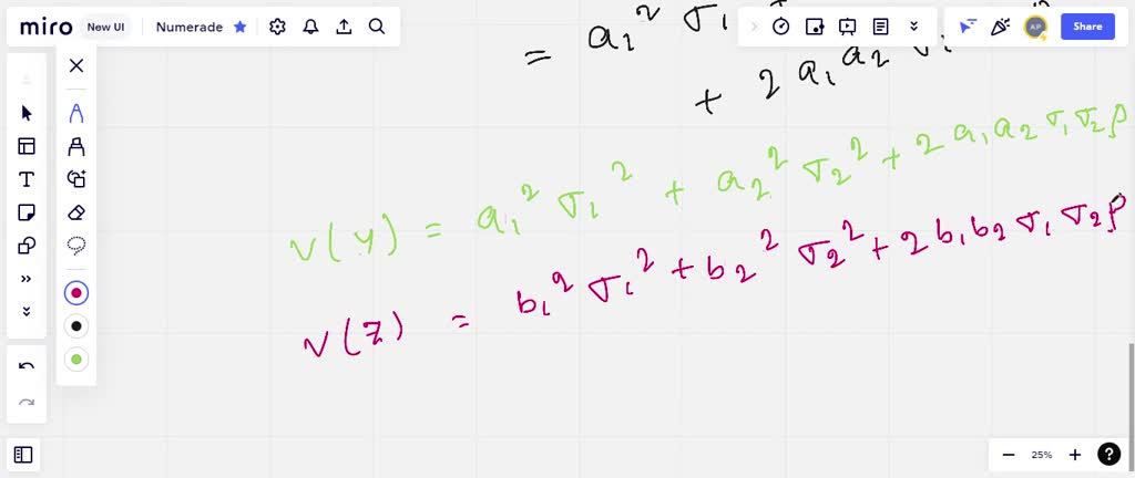 SOLVED:Determine the relation between the 2 ×2 correlation matrix of a ...