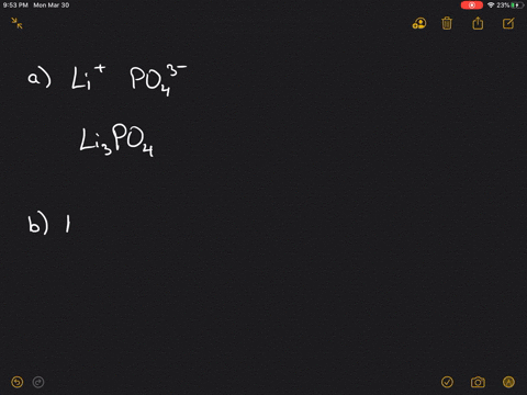 SOLVED:Write formulas for the following compounds: (a) Lithium phosphate (b) Magnesium hydrogen ...