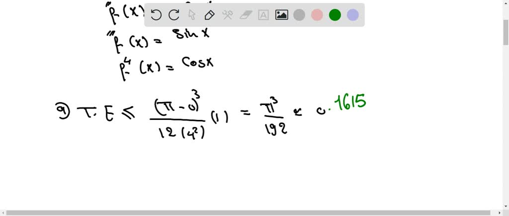 SOLVED:Use the error formulas in Theorem 5.20 to estimate the errors in approximating the ...
