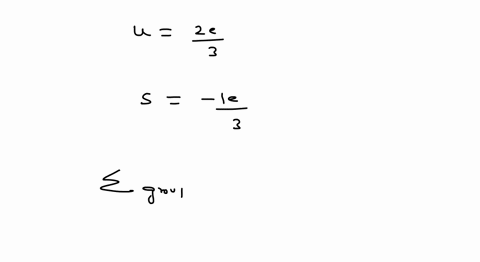 SOLVED:A member of the Σgroup of particles consists of two u quarks and ...