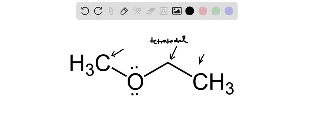 SOLVED:Describe the bonding in an ethyl methyl ether molecule, whose ...