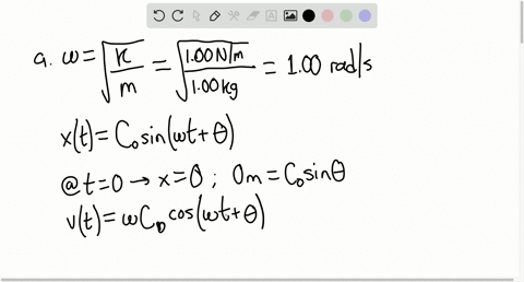 SOLVED:Determine the displacement, velocity, and acceleration of the ...