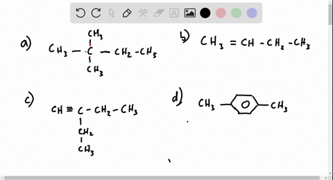 SOLVED:Draw correct structures, by making a single change, for any that are incorrect: