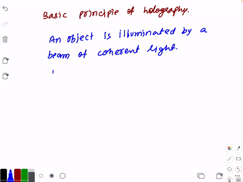 SOLVED:Explain the principle of holography.