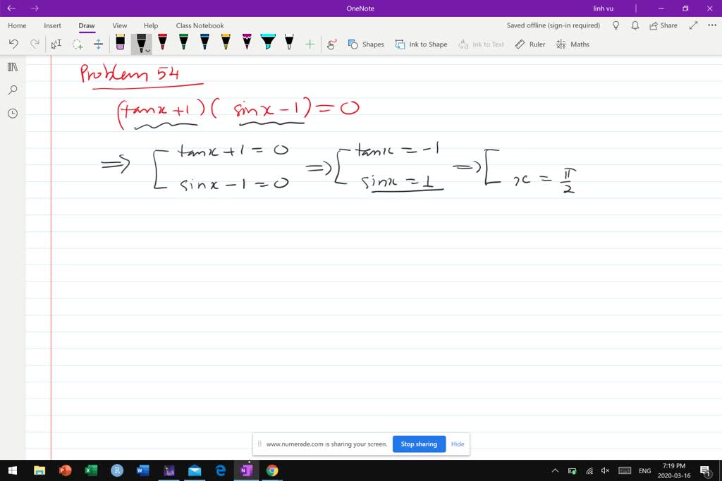 SOLVED:Exer. 39-62: Find the solutions of the equation that are in the ... SOLVED:Exer. 39-62: Find the solutions of the equation that are in the ...