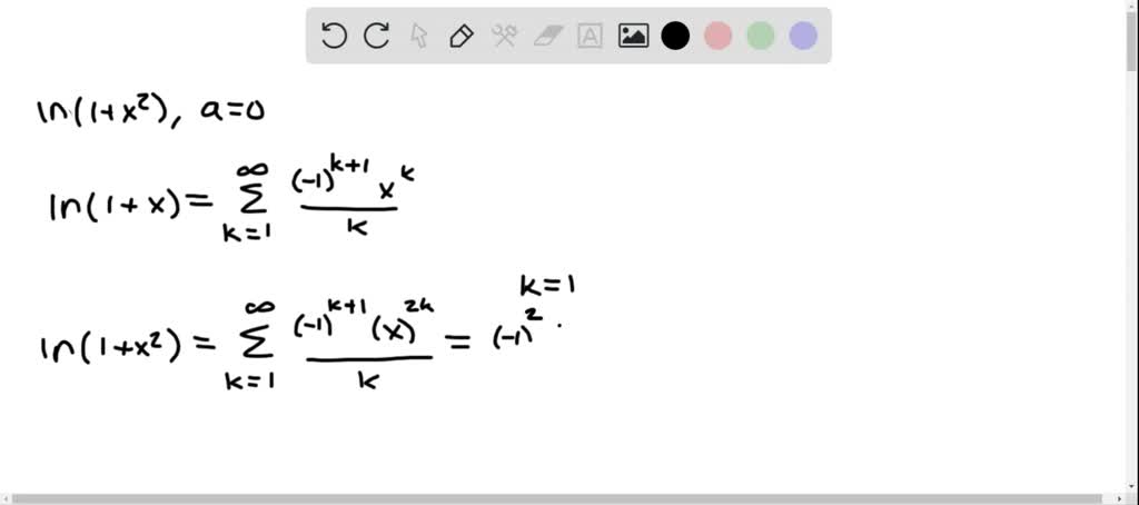 SOLVED:Use the Taylor series in Table 11 to find the first four nonzero ...