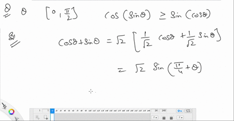 SOLVED:Prove that cos(cosθ)>0 and cos(sinθ)>0 for all θ.