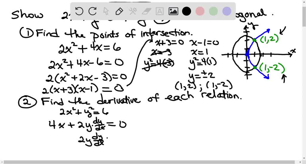 ⏩SOLVED:Utility to sketch the intersecting graphs of the equations ...