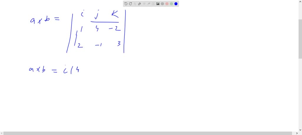 Solved Using The Vectors Of Problems 1 And 2 Find The Triple Vector Product J⃗ × A⃗ ×b⃗