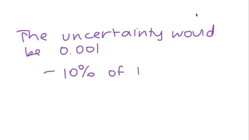 SOLVED:If a graduated cylinder has markings that indicate 0.01 mL, what ...