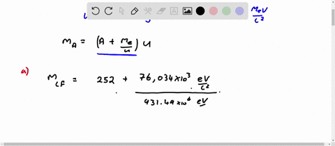 SOLVED:The mass excess of a nucleus is defined as the difference ...