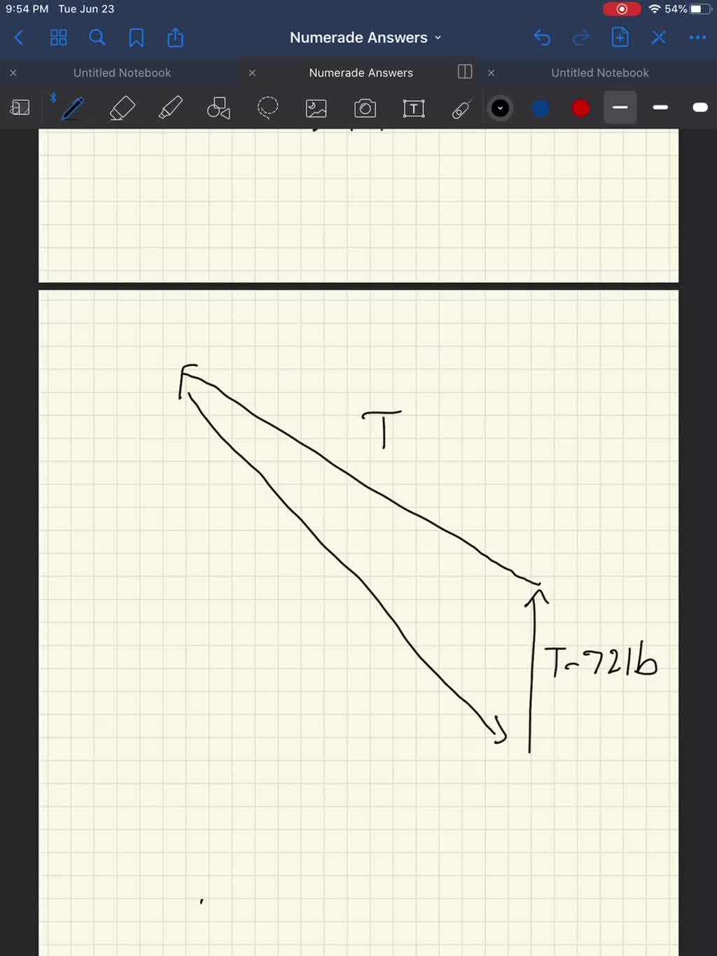 SOLVED:The L-shaped member A C B is supported by a pin and bracket at C ...