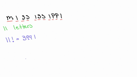 If you rearrange the letters of "Mississippi," how many distinguishable patterns are possible ...
