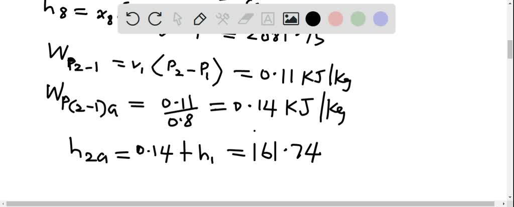 SOLVED:Reconsider the cycle of Problem 8.48, but include in the analysis that each turbine stage ...