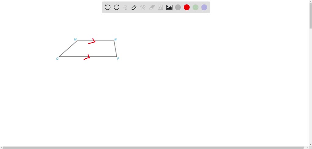 SOLVED:A trapezoid is a four-sided figure that contains one pair of ...