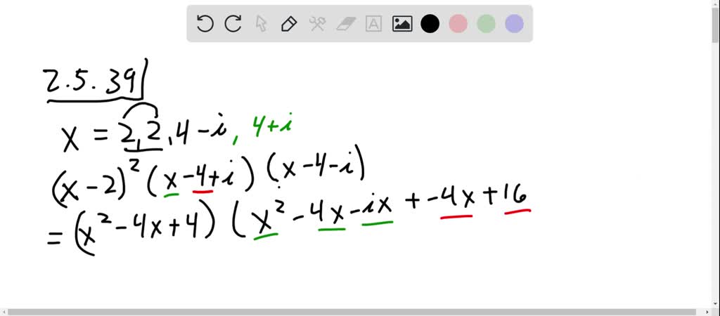 SOLVED:In Exercises 37-42 , find a polynomial function with real ...