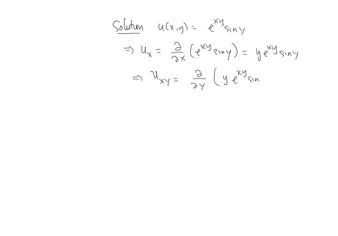 Verifique se a conclusão do Teorema de Clairaut é válida, isto e, ux y ...