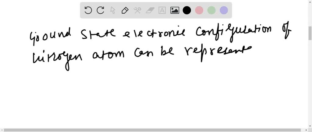 Ground state electronic configuration of nitrogen atom can be ...