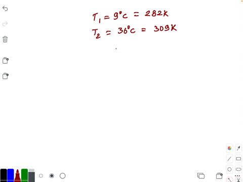 SOLVED:A refrigerator is to maintain eatables kept inside at 9^∘ C. If ...
