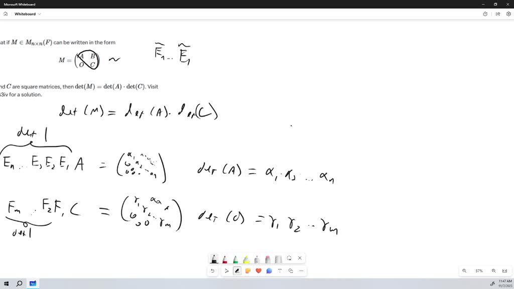 SOLVED: Prove that logdet(M) is a strictly concave function on the ...