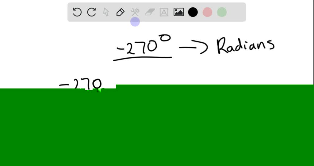 SOLVED:In Exercises 1-8, convert each angle to radians. 270^∘