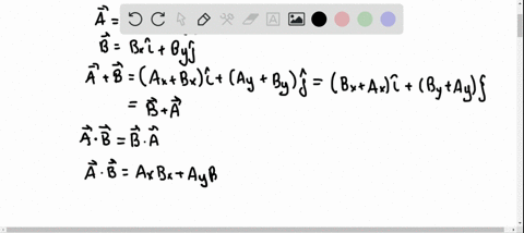 ⏩SOLVED:(a) Use vector components to prove that two vectors commute ...