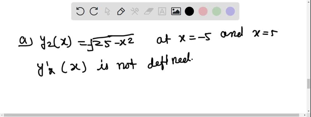 SOLVED: a) Explique por qué el intervalo de definición de la solución ...