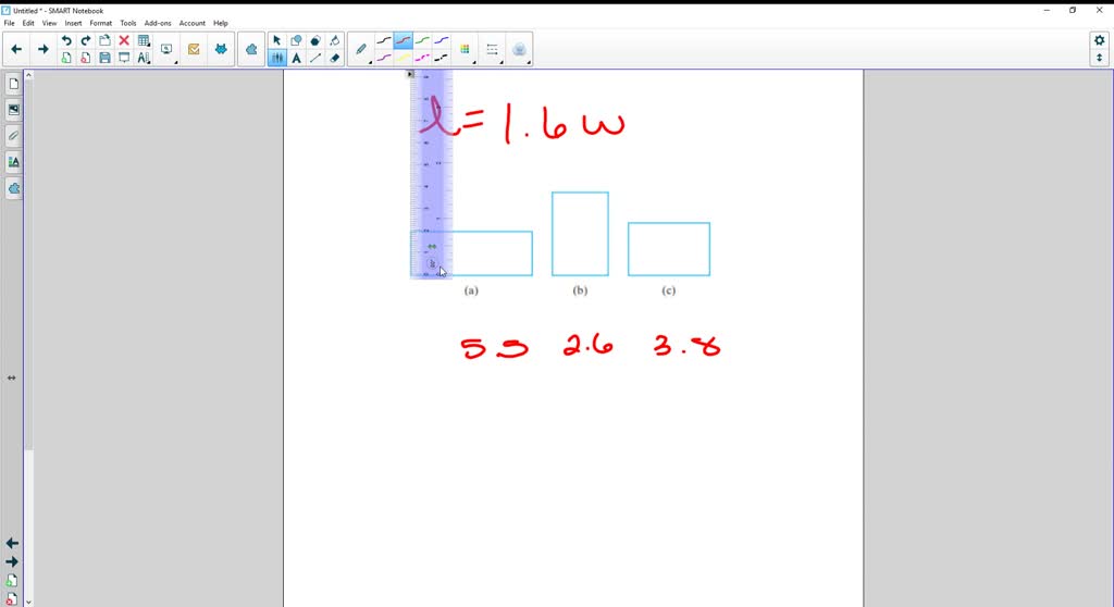 SOLVED:For Exercises 81 and 82, measure the dimensions of each rectangle and decide which one ...