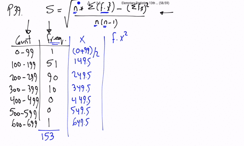 SOLVED:Refer to the frequency distribution in the given exercise and ...