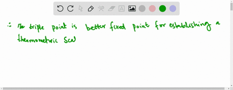 SOLVED:Why is the triple point of water (ice-liquid-vapor) a better ...