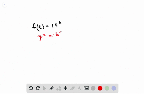 ⏩SOLVED:Identify the initial amount a and the growth factor b in ...