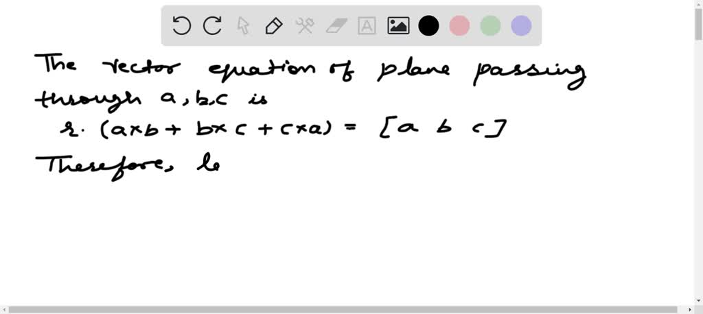 The length of the perpendicular from the origin to the plane passing ...