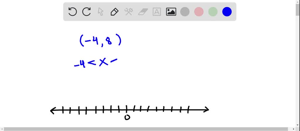 SOLVED:Rewrite in inequality notation and graph on a real number line ...