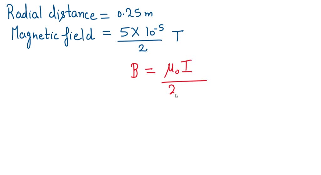 SOLVED:In Oersted's experiment, suppose the compass was 0.25 m from the ...