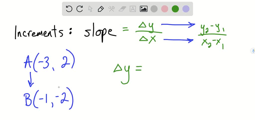 SOLVED:In Exercises 1-4, find the coordinate increments from A to B A ...
